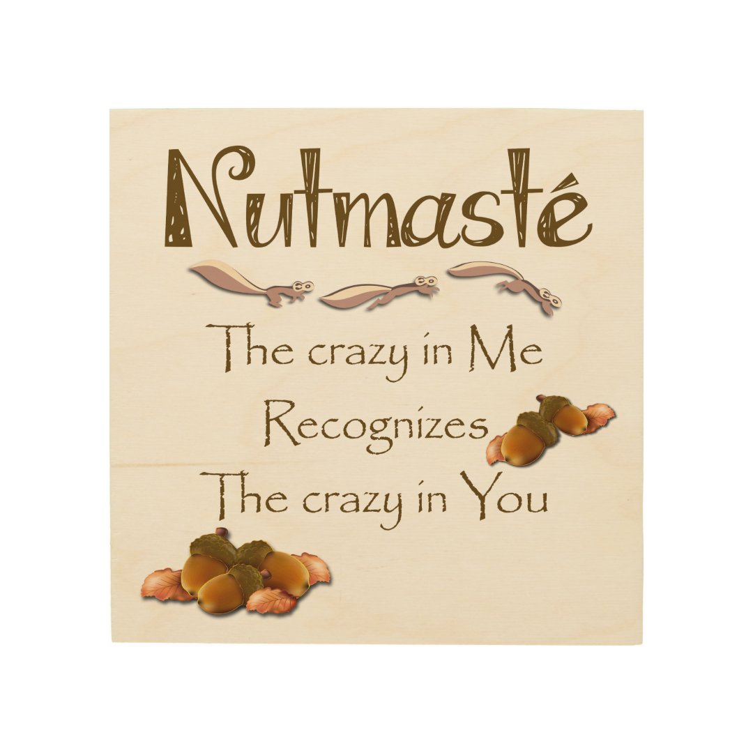 Nutmaste Wood Wall Art | Zazzle