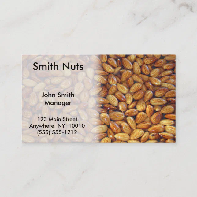 Nuts Business Card | Zazzle