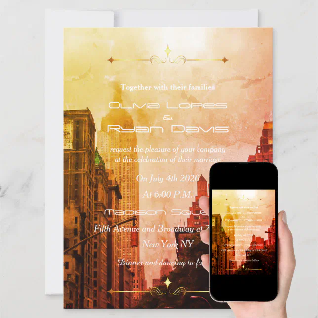 NYC INVITATION | Zazzle