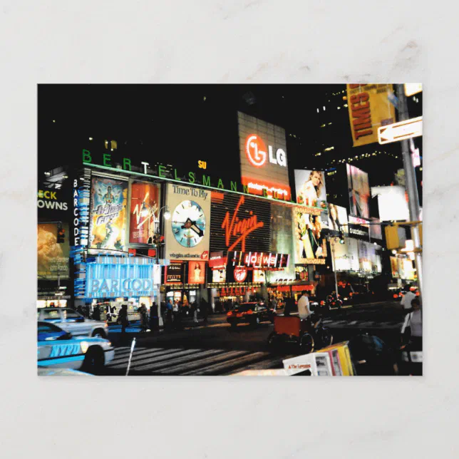 NYC Times Square Broadway New York City Postcard | Zazzle