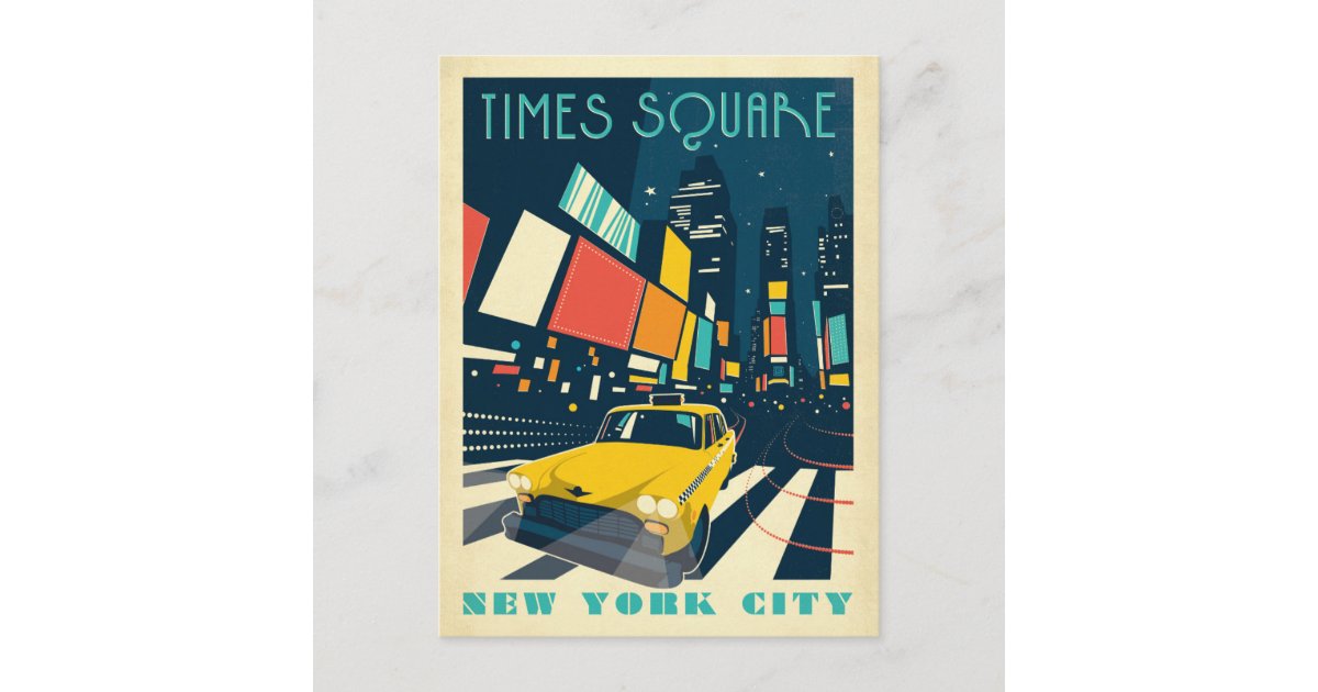 NYC - Times Square Postcard | Zazzle