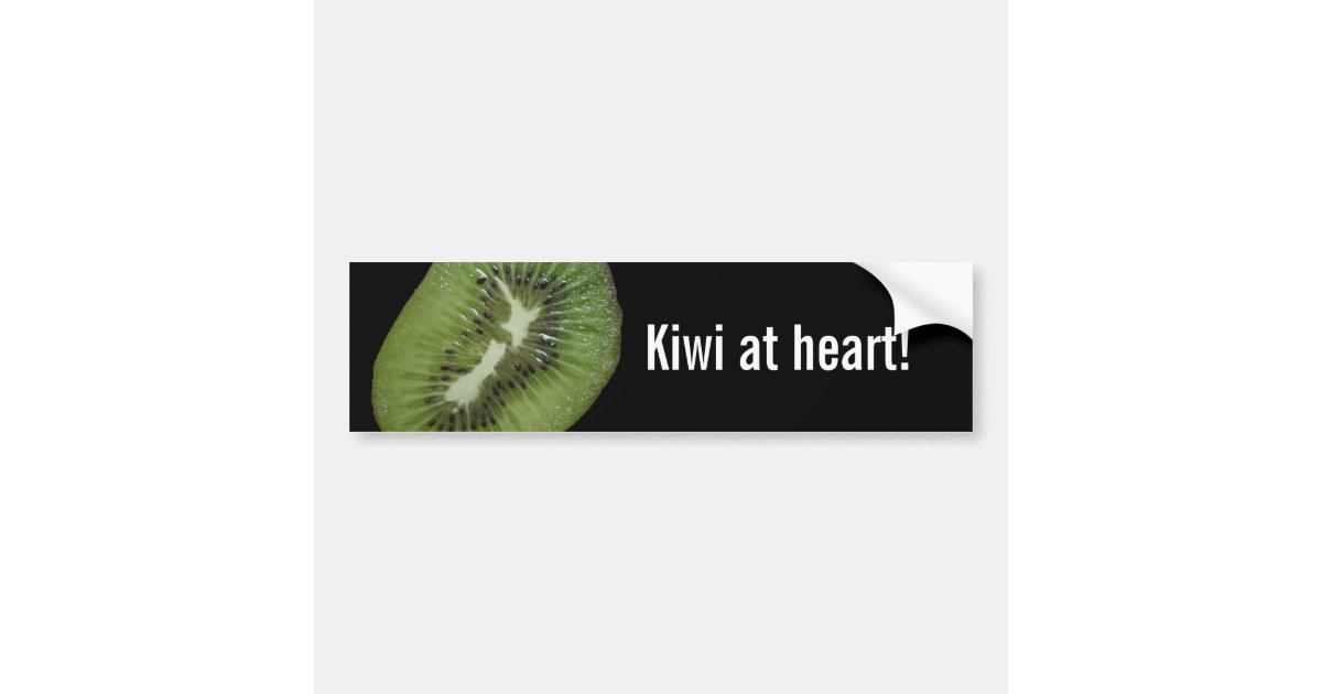 NZ Kiwi Bumper Sticker | Zazzle