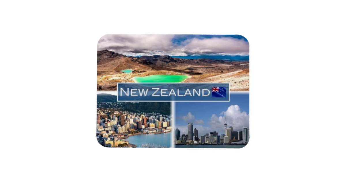NZ New Zealand - Magnet | Zazzle