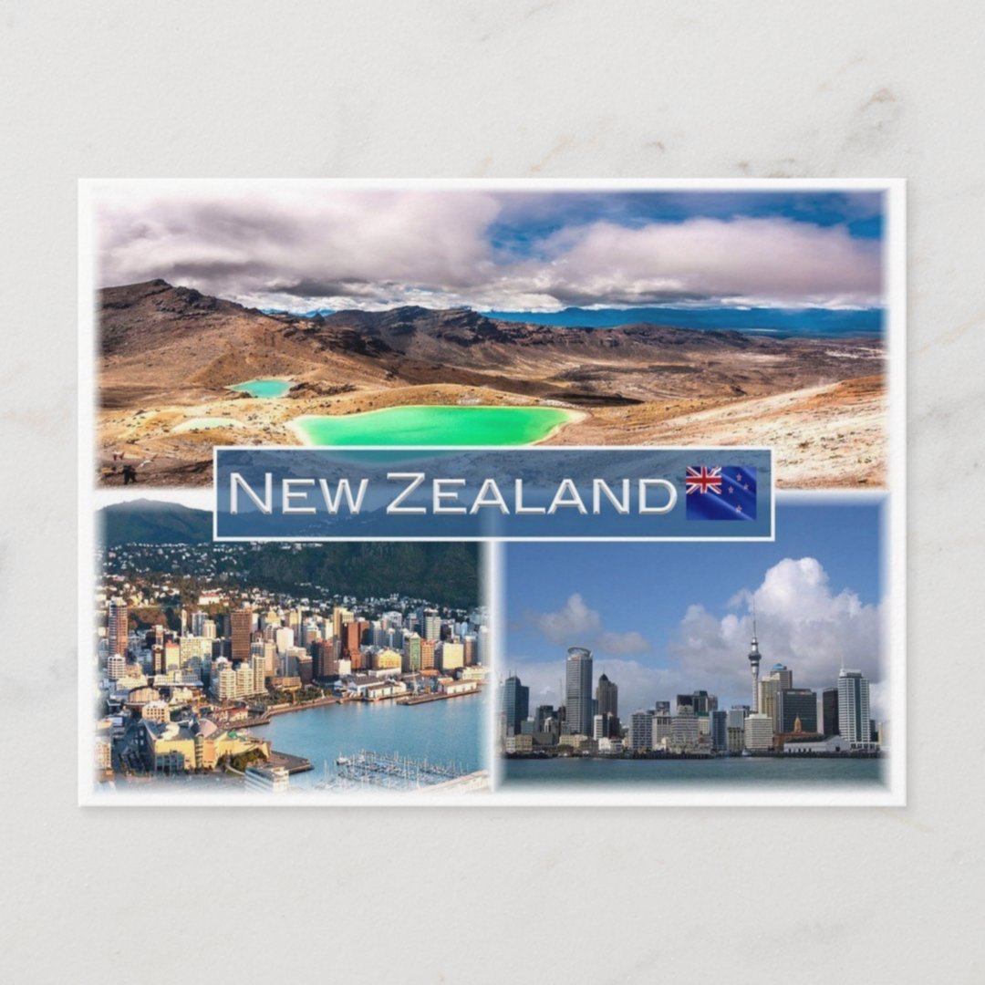 NZ New Zealand - Postcard | Zazzle