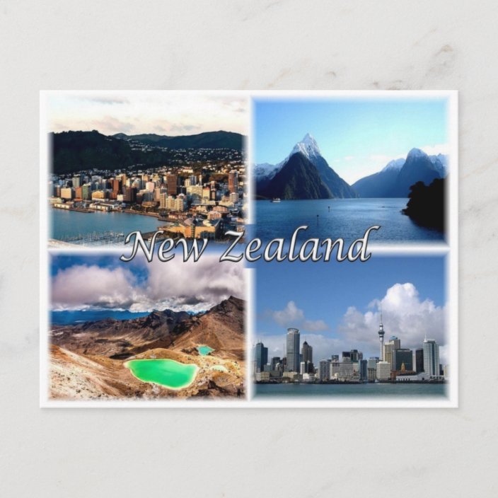 NZ New Zealand - Postcard | Zazzle.com