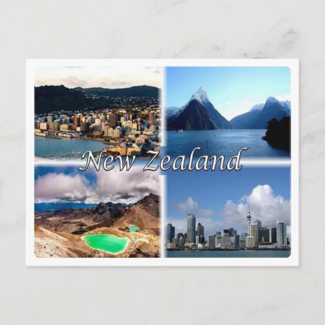 NZ New Zealand - Postcard | Zazzle