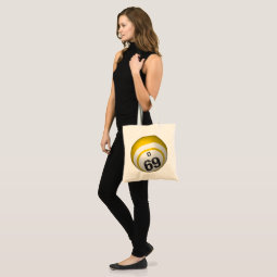 O69 Bingo ball budget tote bag | Zazzle