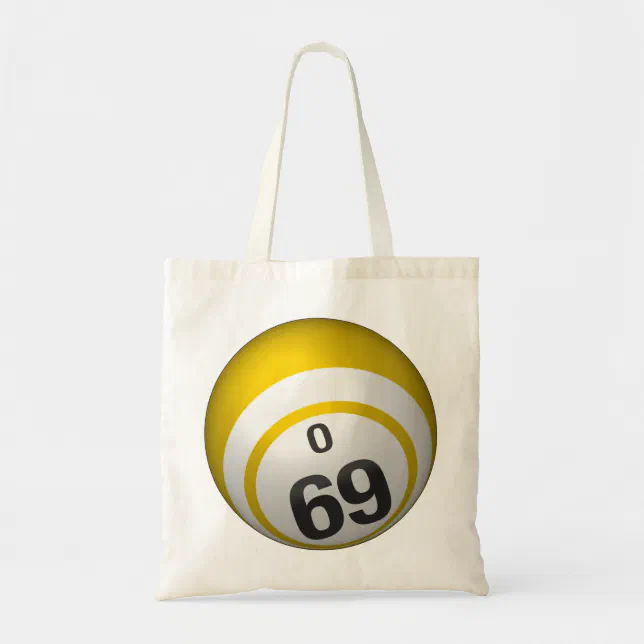 O69 Bingo ball budget tote bag | Zazzle