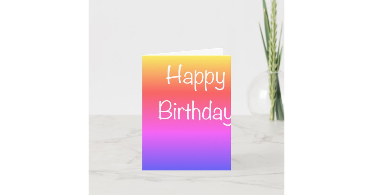 O.C.D. birthday card | Zazzle