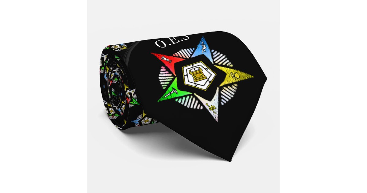 O.E.S~ NECK TIE | Zazzle