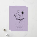 O Holy Night Star of Bethlehem Chic Lavender Holiday Card | Zazzle