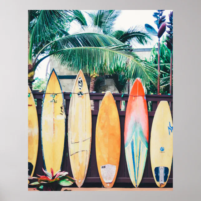 Oahu Surf | Poster | Zazzle