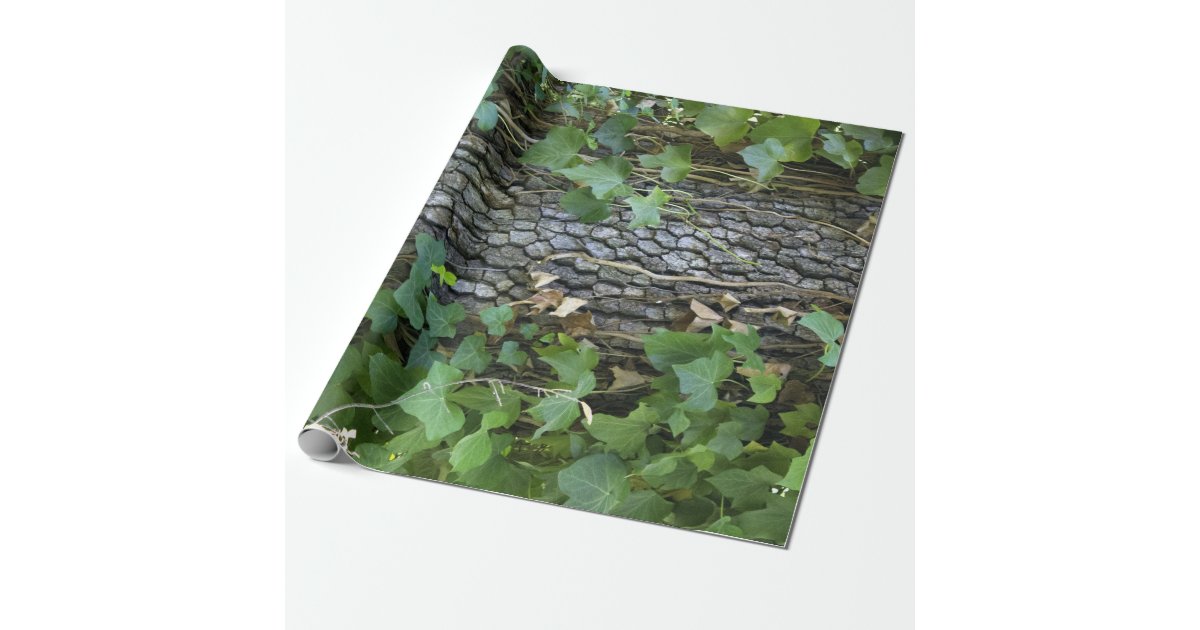 Oak and Ivy Wrapping Paper | Zazzle