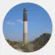 Oak Island Lighthouse, North Carolina Classic Round Sticker | Zazzle