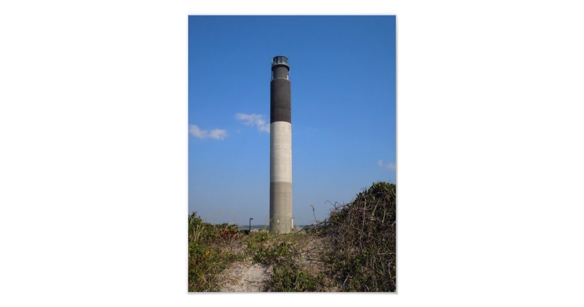 Oak Island Lighthouse Photo Print | Zazzle