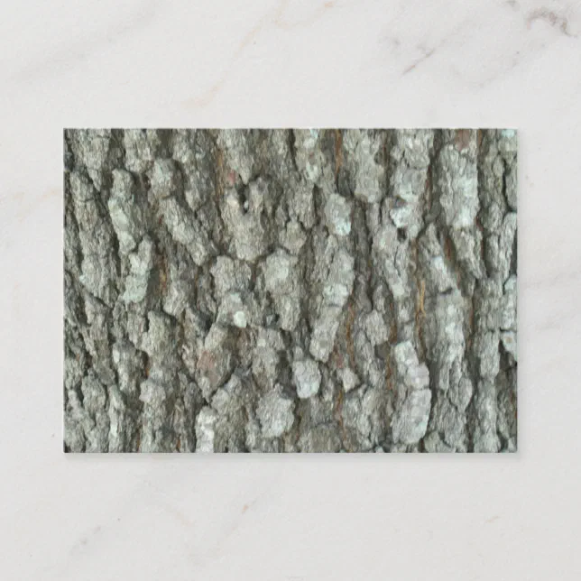Oak Tree Bark Real Wood Camo Nature Camouflage Business Card | Zazzle