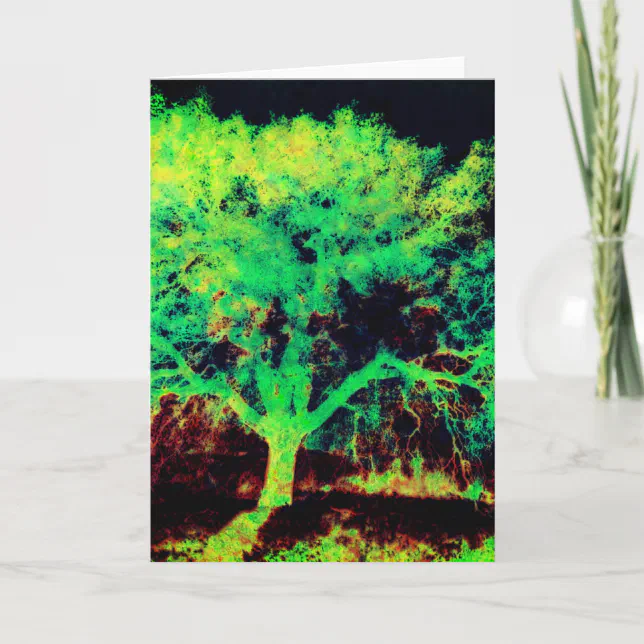 Oak Tree Birthday Card | Zazzle
