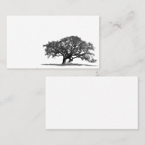OAK TREE BUSINESS CARD | Zazzle