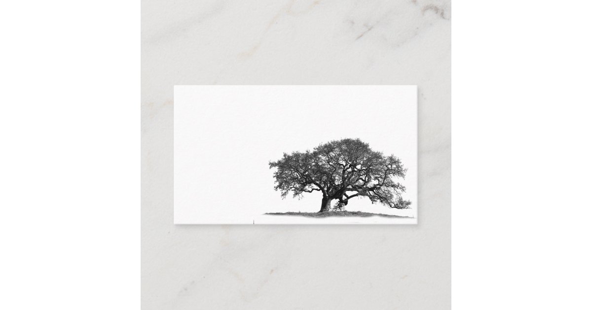 OAK TREE BUSINESS CARD | Zazzle