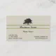Oak Tree Plantation in Green Business Card | Zazzle
