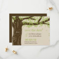 Oak Tree Save The Date Card | Zazzle