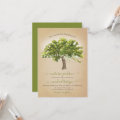 Oak Tree Spanish Moss String of lights Wedding Invitation | Zazzle