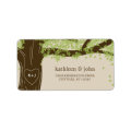 Oak Tree Wedding Address Labels | Zazzle