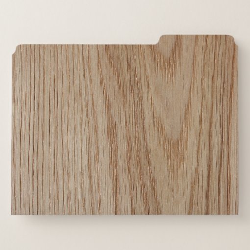 Oak Wood Grain Look File Folder | Zazzle