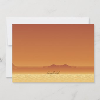 Oasis Sunset Going Away Party Invitation | Zazzle