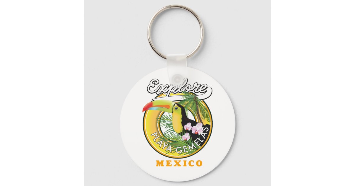 Oaxaca Mexico travel logo Keychain | Zazzle