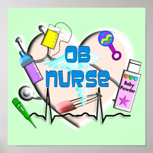 OB Nurse Canvas Art Print | Zazzle