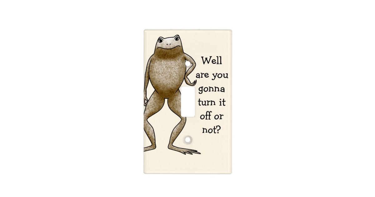 Obadiah Toad Light Switch Cover | Zazzle