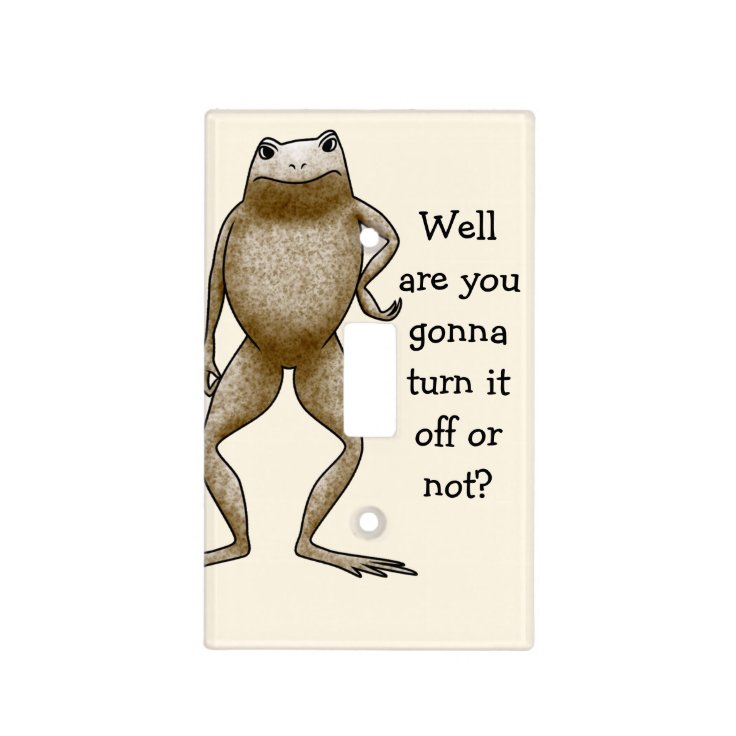 Obadiah Toad Light Switch Cover | Zazzle
