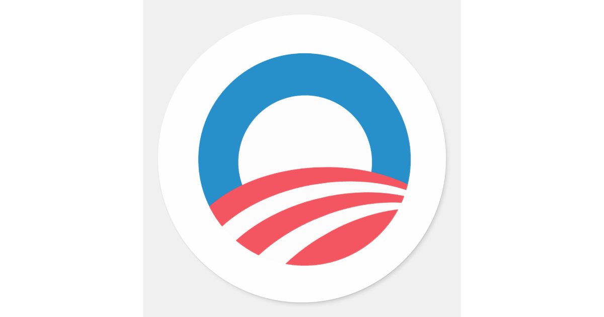 Obama 2008 O Classic Round Sticker | Zazzle