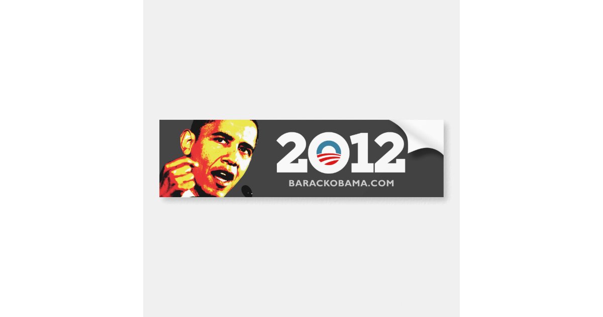 Obama 2012 bumper sticker | Zazzle