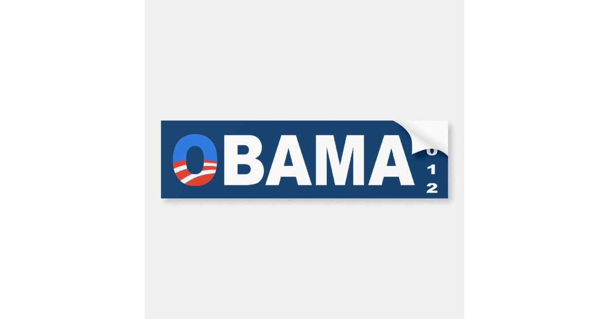 Obama 2012 Election Bumper Sticker | Zazzle