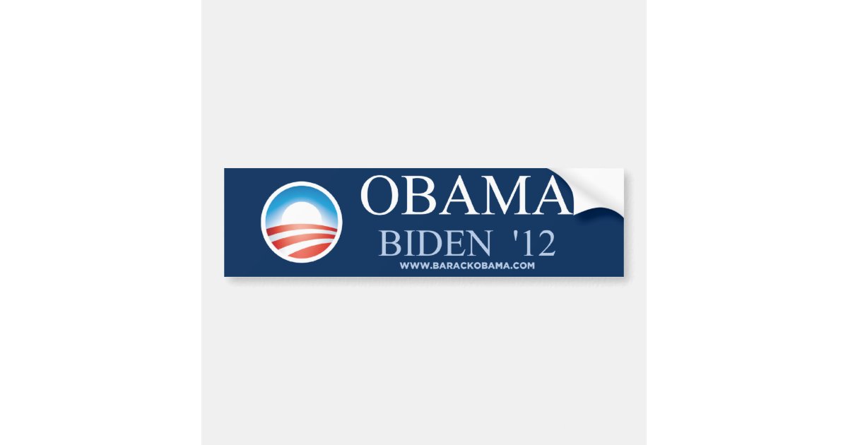 Obama Biden 2012 Bumper Sticker | Zazzle