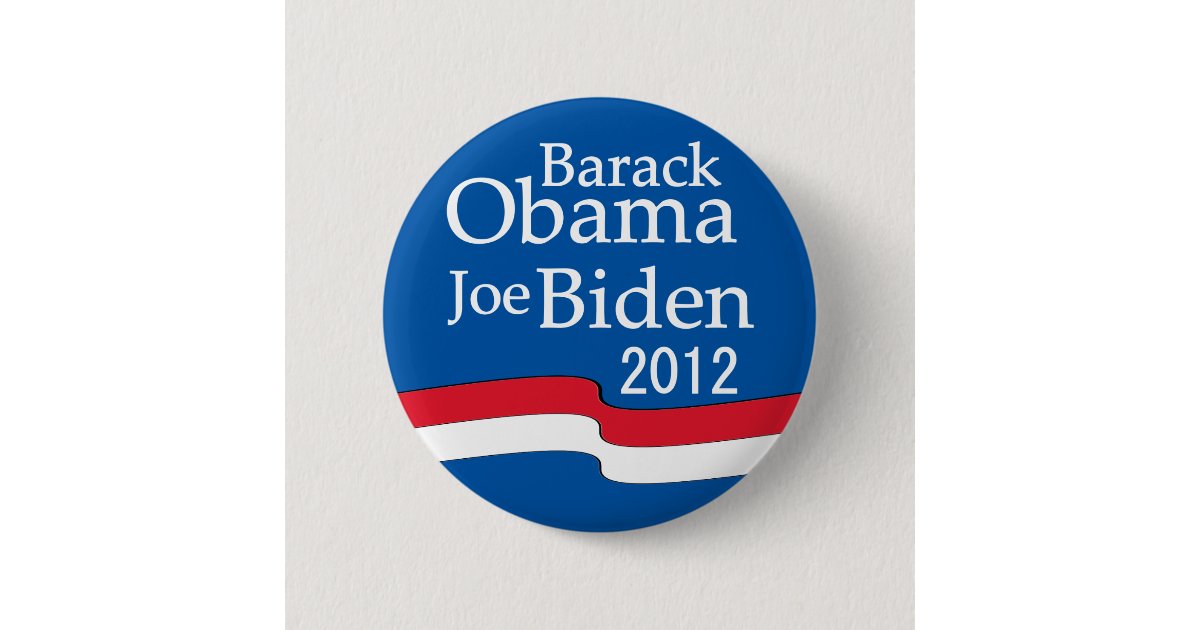 Obama - Biden 2012 Button | Zazzle