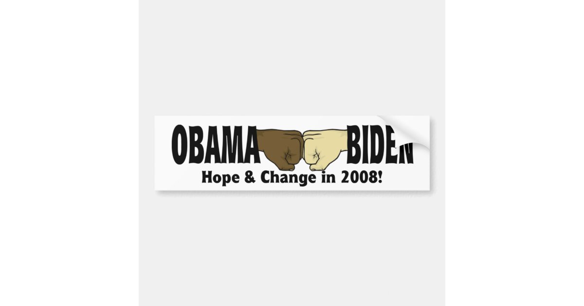 Obama Biden Bumper Sticker | Zazzle