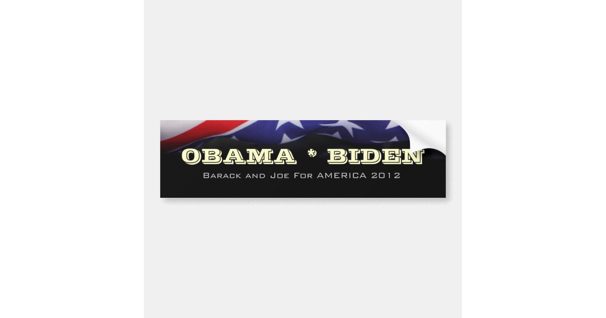 Obama / Biden Campaign Bumper Sticker | Zazzle