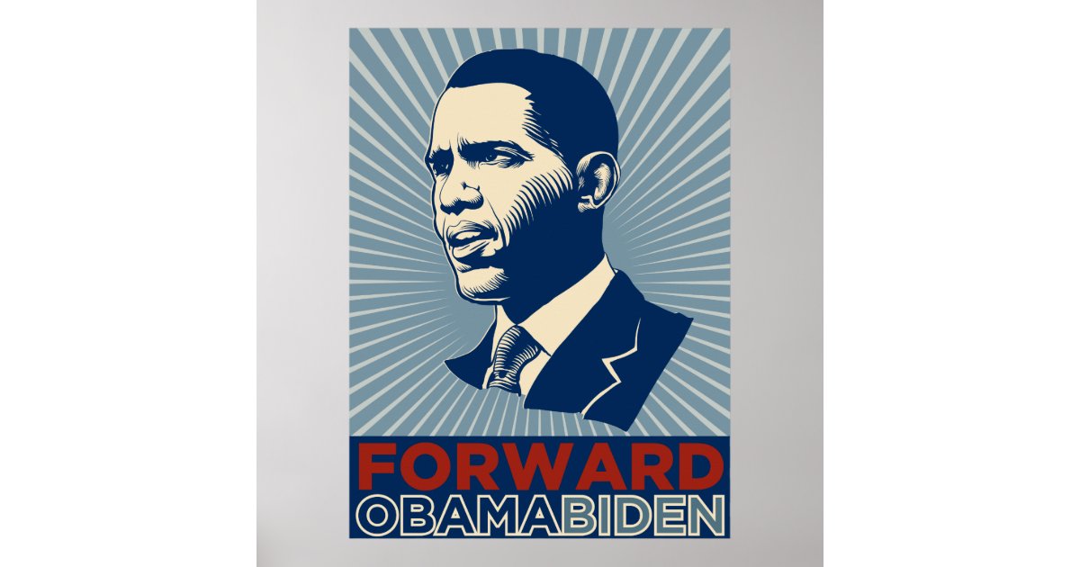 Obama Biden Forward Poster | Zazzle