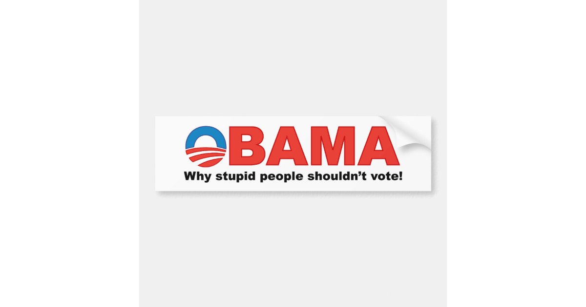 Obama Bumper Sticker | Zazzle