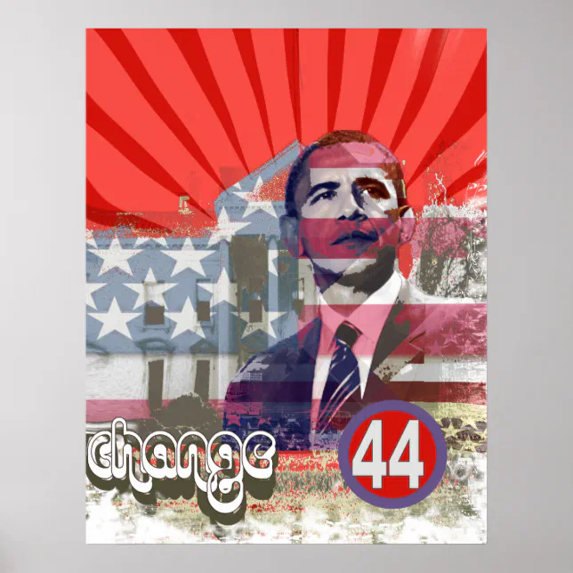 Obama Change Poster | Zazzle