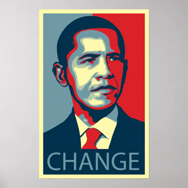 Obama Change Poster | Zazzle