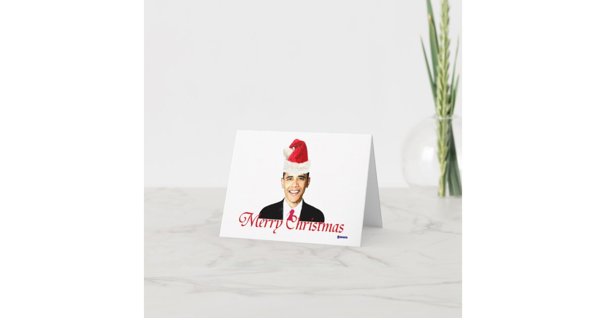 Obama Christmas Card | Zazzle