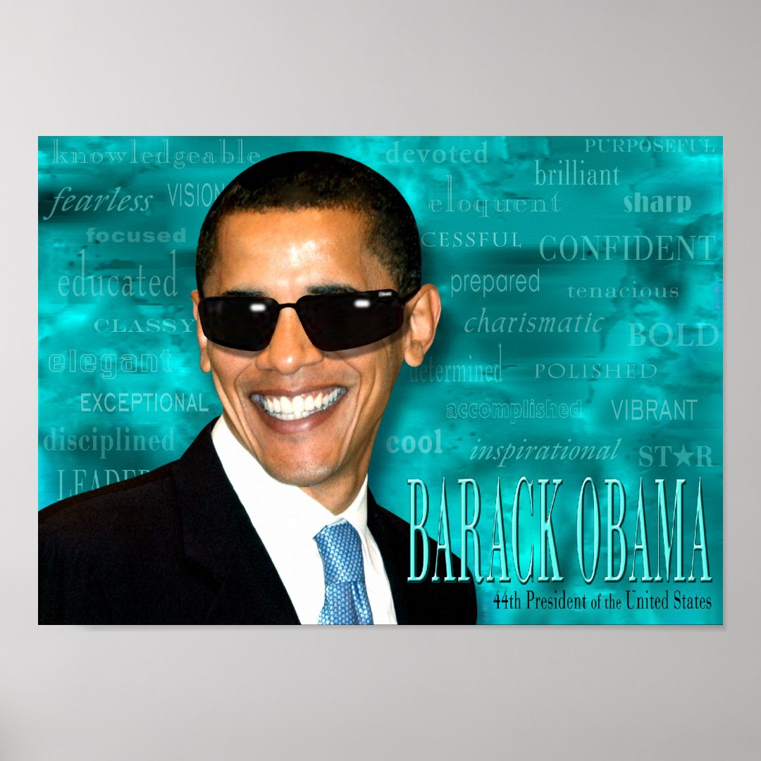 Obama Cool Poster | Zazzle