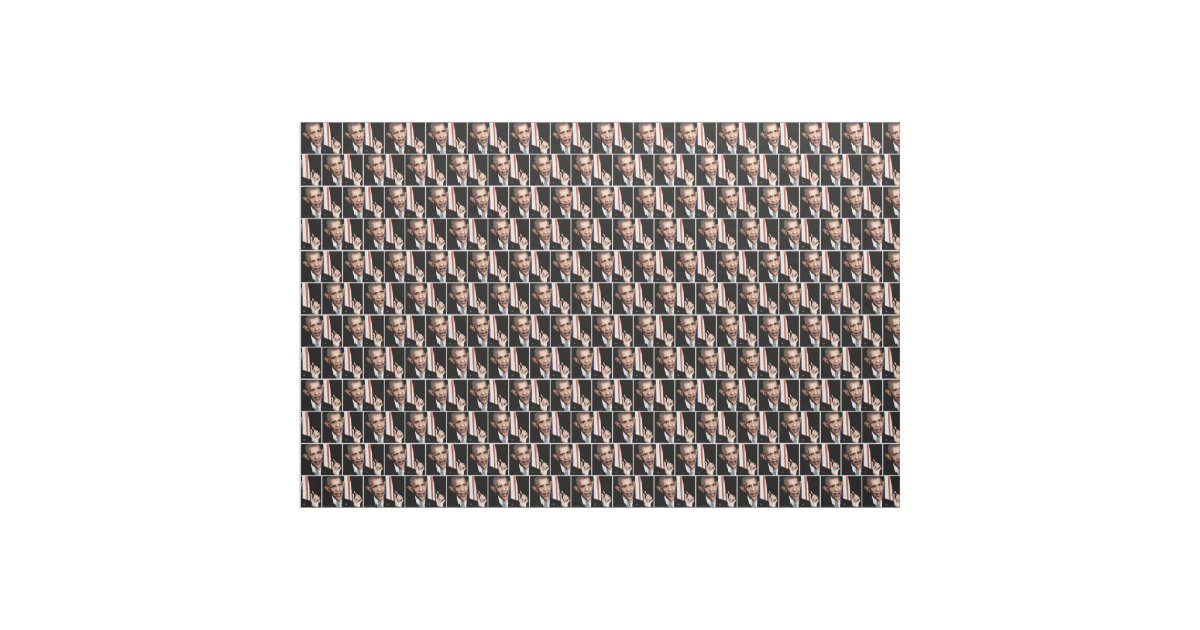 Obama Fabric | Zazzle