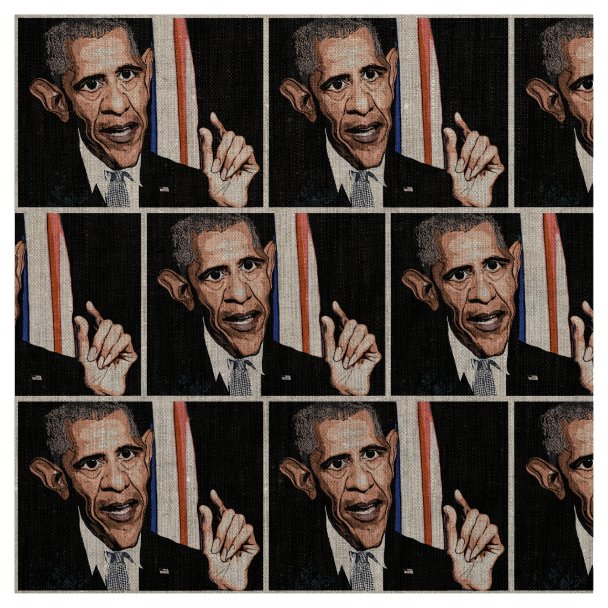 Obama Fabric | Zazzle