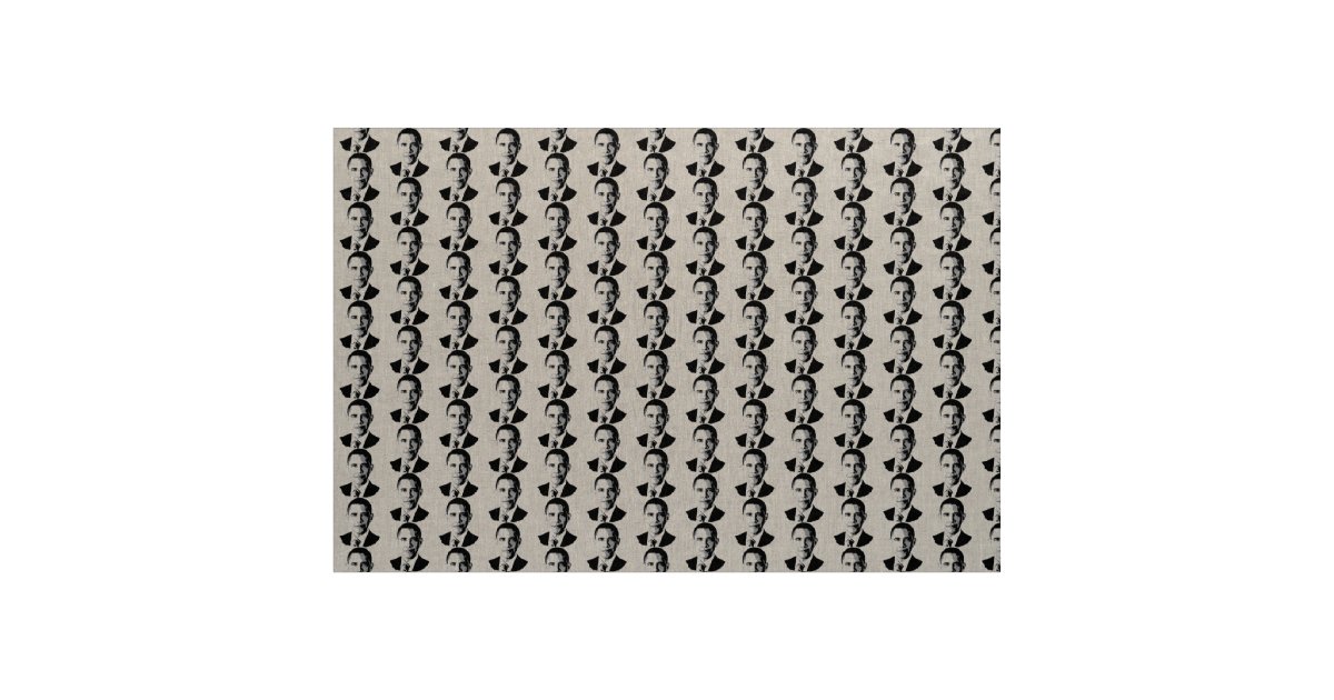 OBAMA FABRIC | Zazzle
