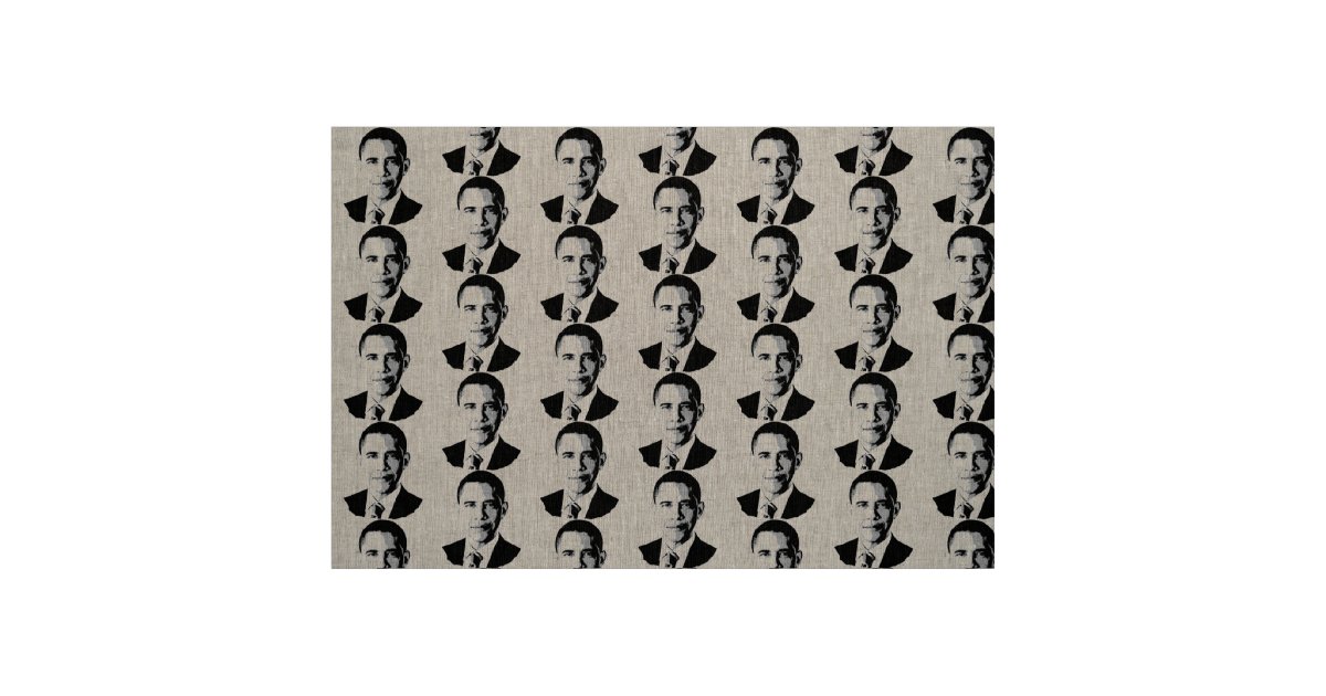OBAMA FABRIC | Zazzle